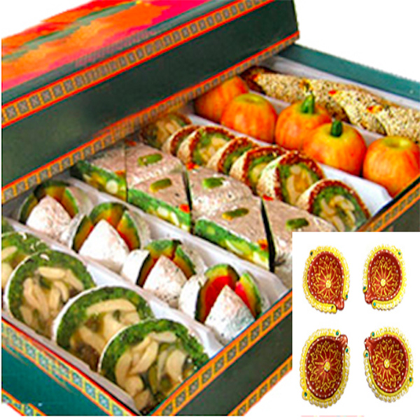 Buy Diwali with assorted kaju sweets PrimoGiftsIndia